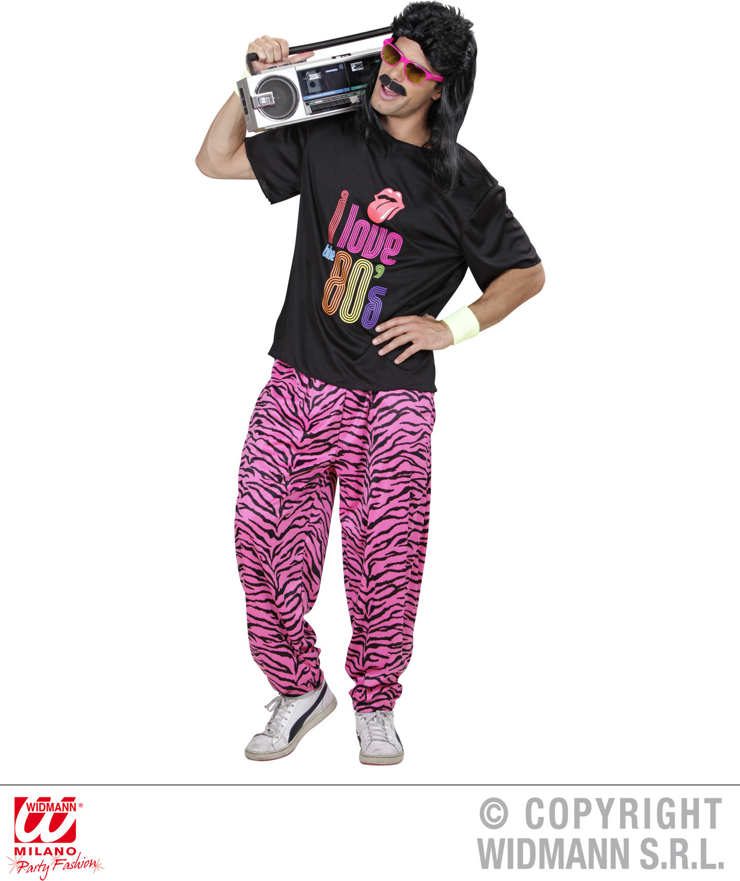 Kostým Móda 80. rokov - Tričko + nohavice - Tepláková