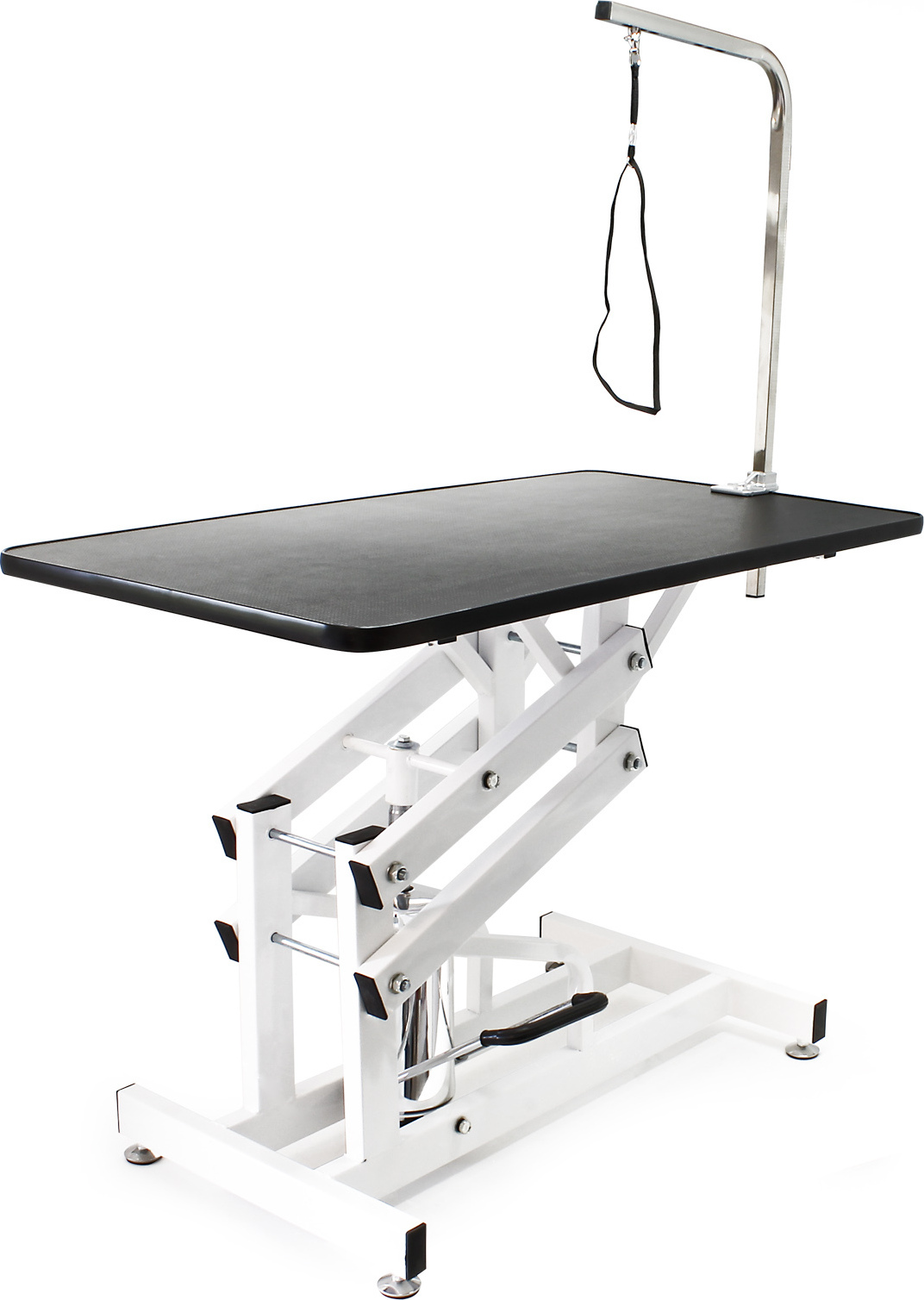 Stôl na strihanie psov a mačiek Wiltec, 108x60x55,5-92,5