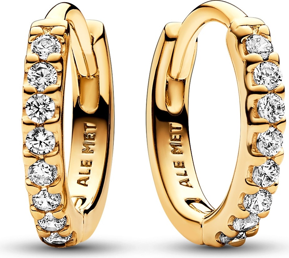 Pandora 263015C01 - Sparkling Huggie - Creoles Koła