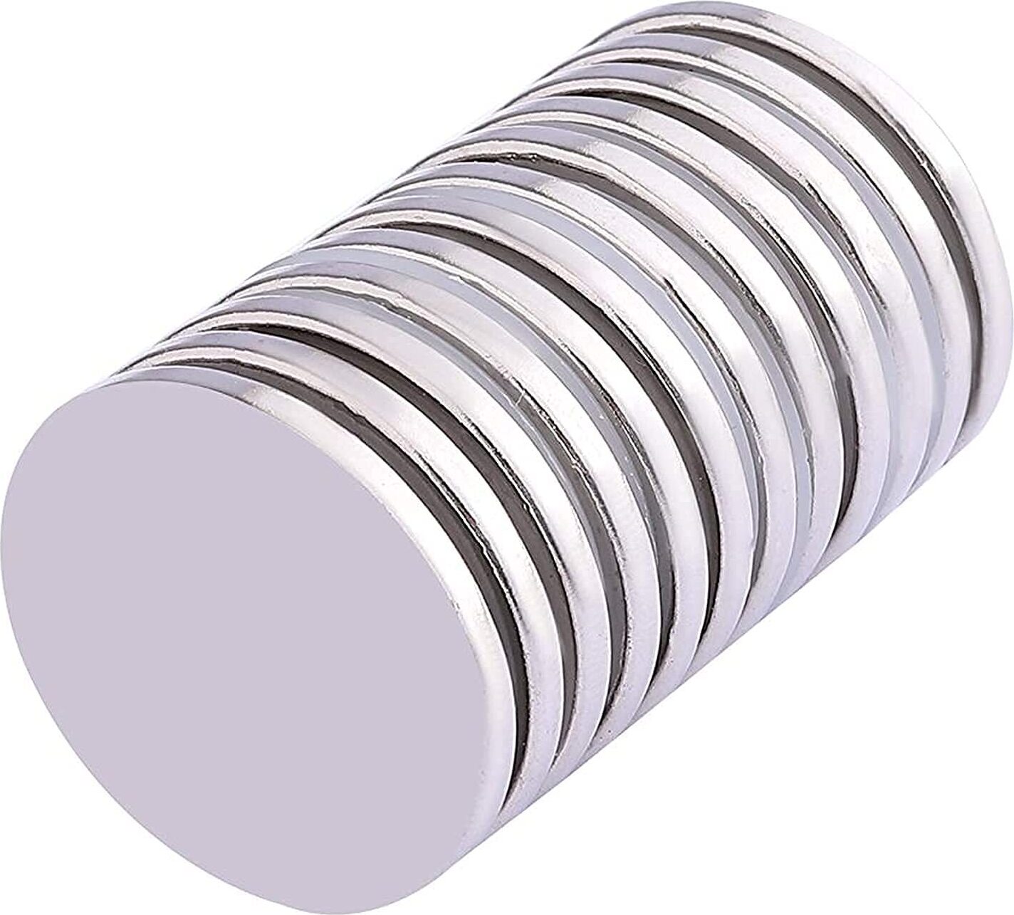 INF Strong disc magnets 10-pack Silver 2 cm Aimants