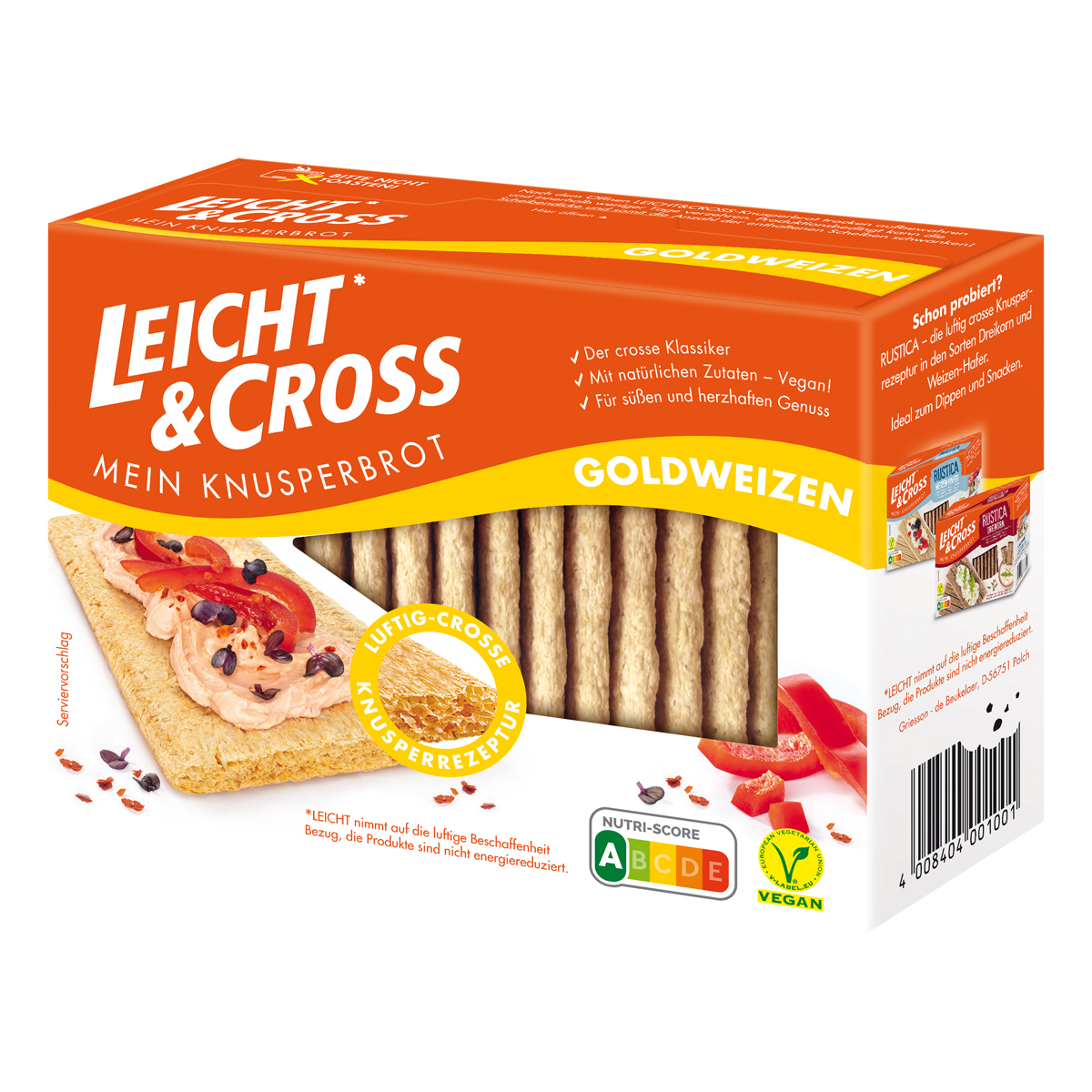 Pain croustillant au froment Leicht&Cross Pains