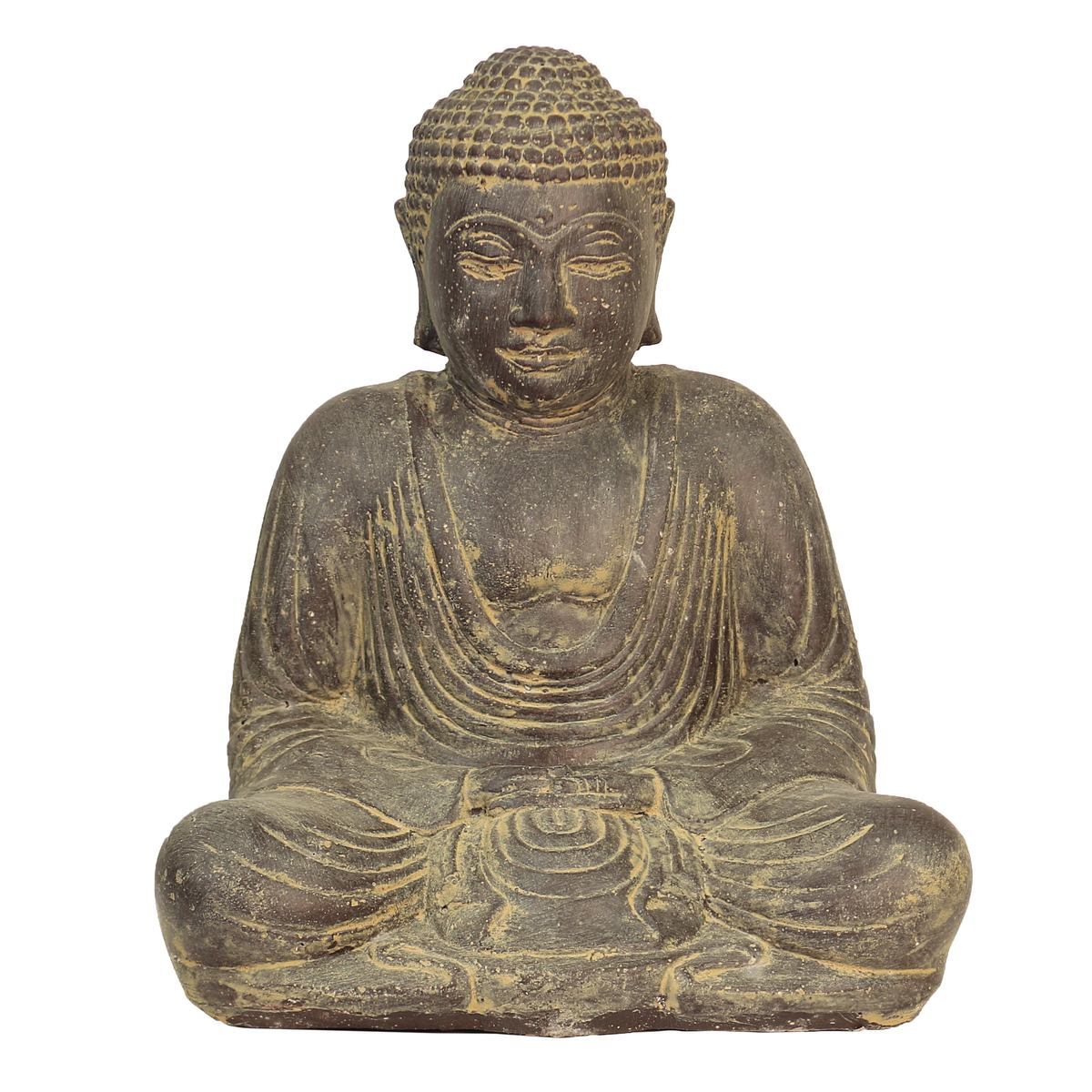 Japan Buddha Figur sitzend Skulptur Lotussitz | Kaufland.de