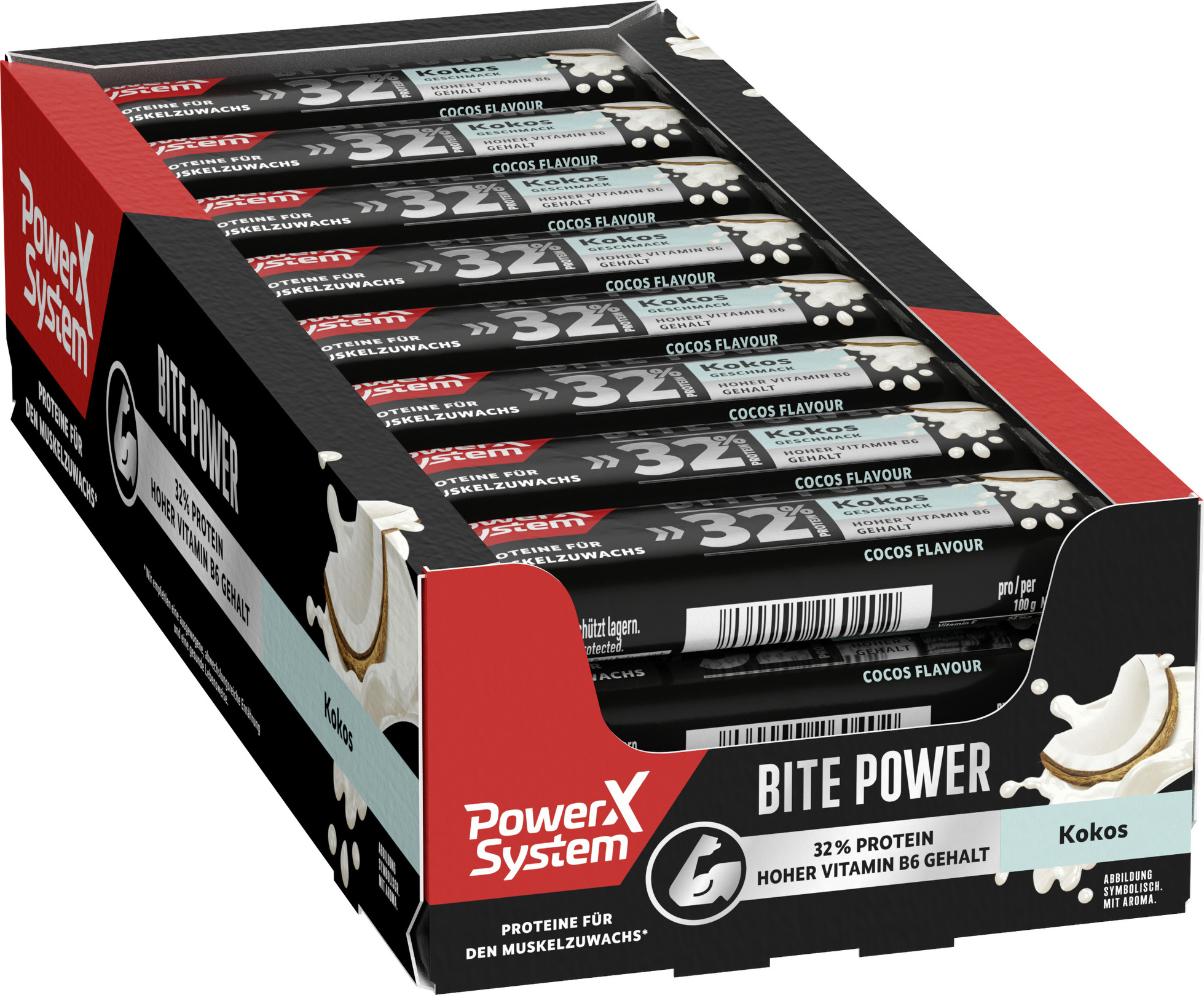 Power System Protein Bar Bite Power Coconut | Kaufland.sk