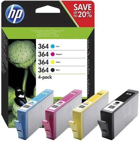 Original Multipack hp 364 (N9J73AE) für hp schwarz/farbig