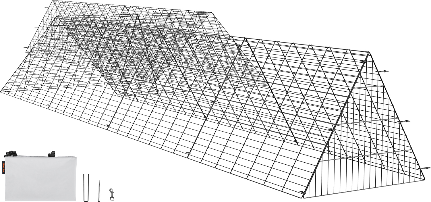 VEVOR tunel pre kurčatá, 729 x 200 x 61,5 cm kurník na