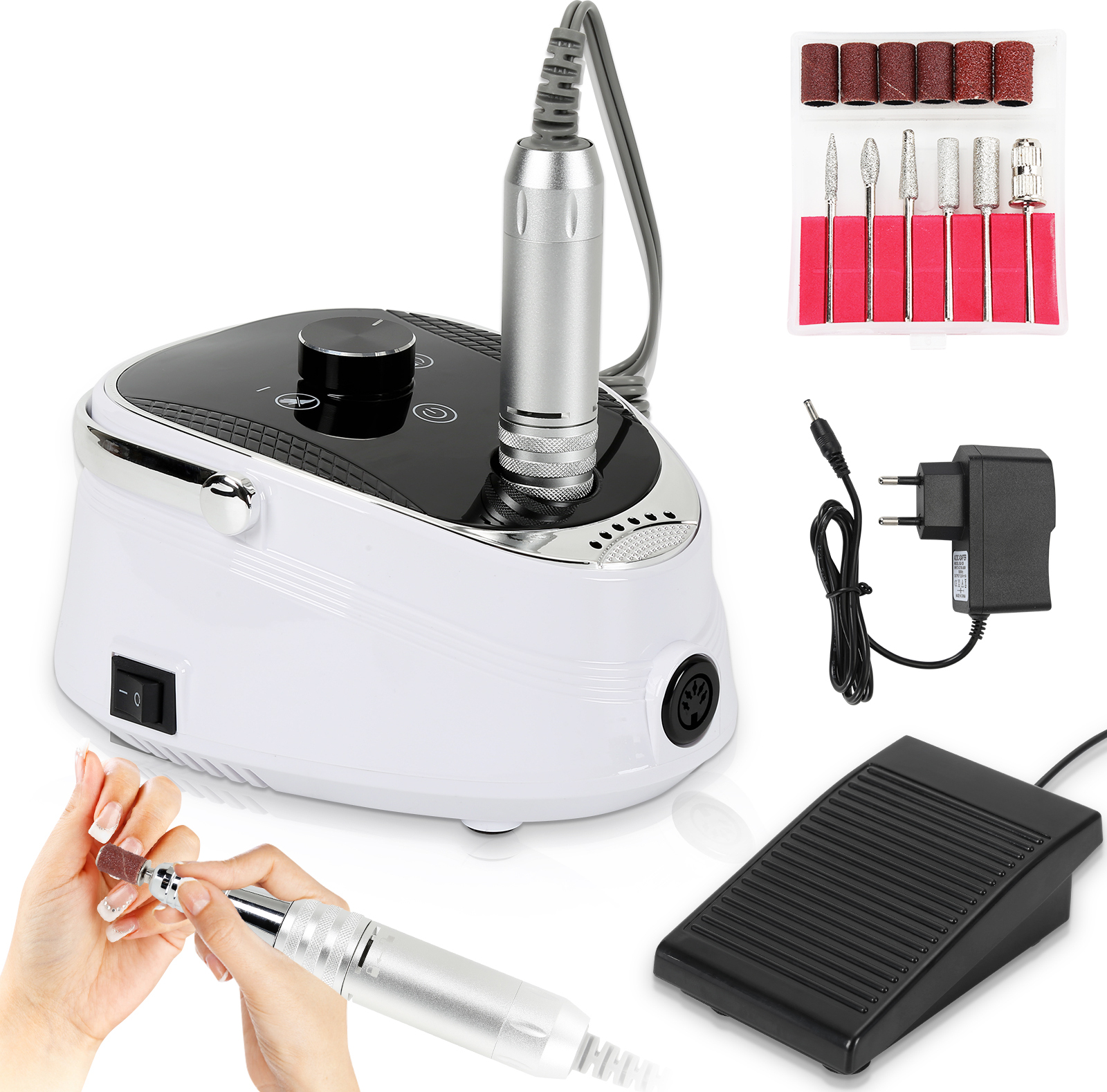 Jiubiaz Elektrická fréza na nechty 35000 | Kaufland.sk