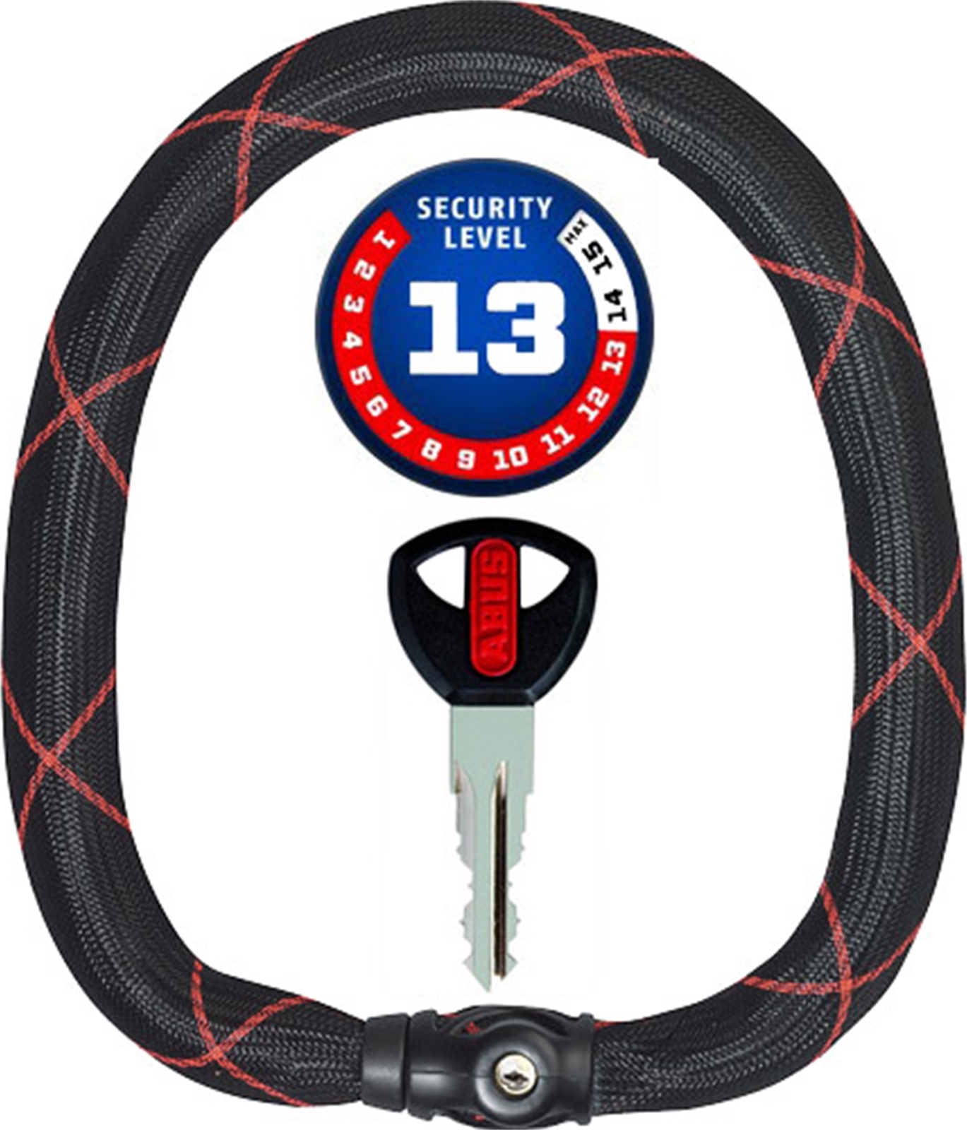 Abus Ivy Steel-O-Chain 9210/110 Black | Kaufland.cz