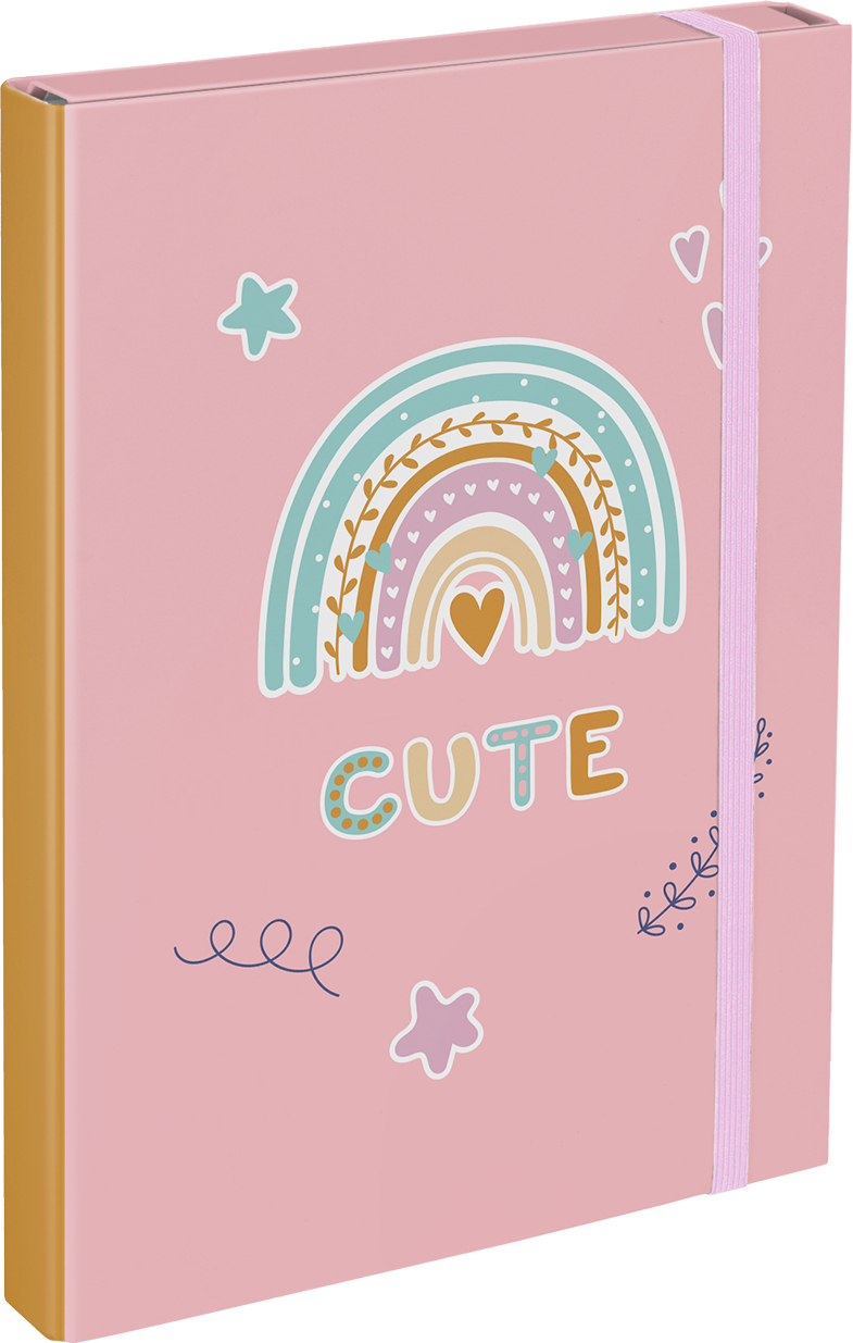 BAAGL Heftmappe A4 Regenbogen Rosa Heftboxen | Kaufland.at