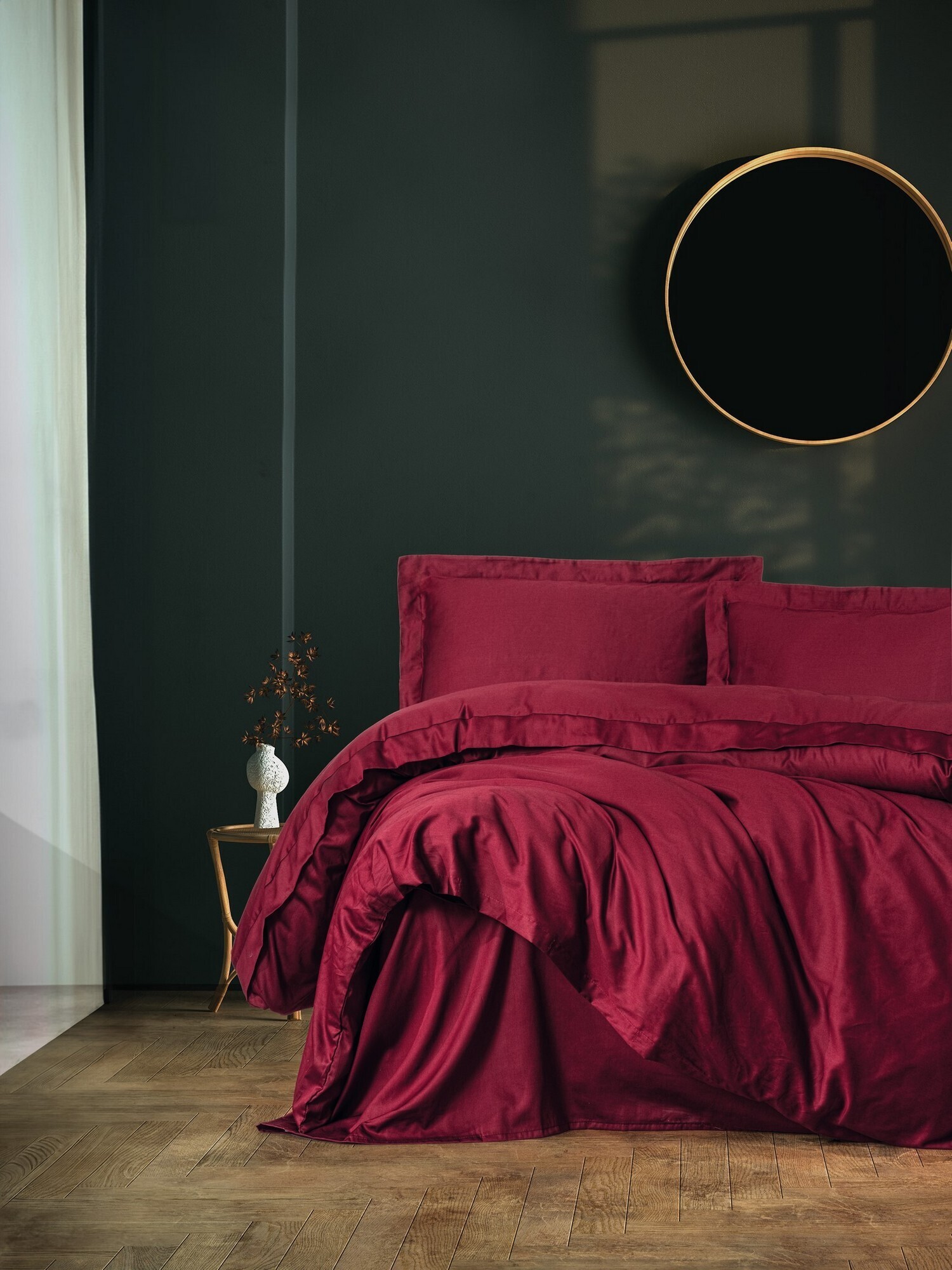 L'Essentiel Linge de Maison, Elegant - Claret Red, pościel,