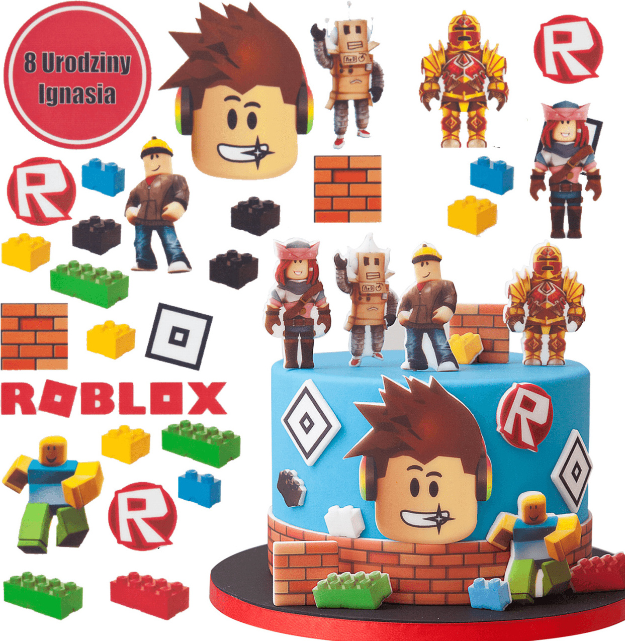 Sweetfanaberia | Tortendekoration ROBLOX - 27 Teile