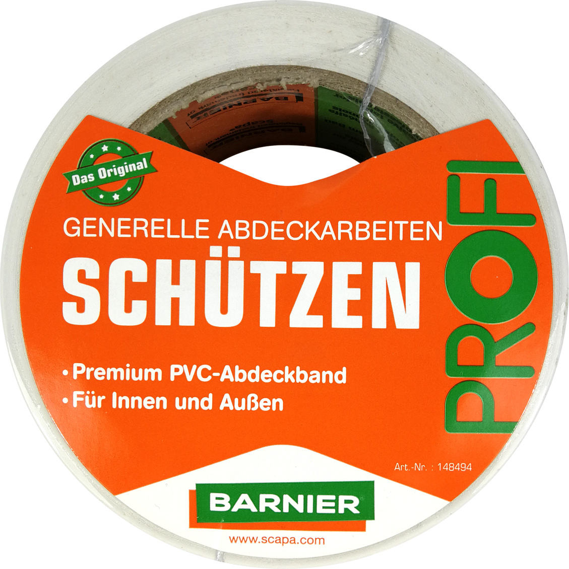 Scapa Barnier 6096, Premium Weich PVC-Abdeckband, 50mm x