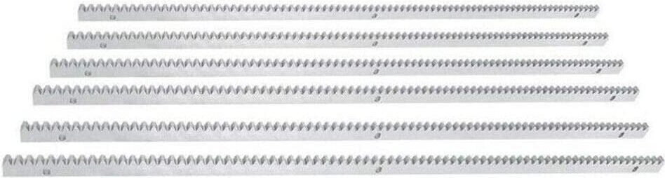 6x Rack Gear Steel Toothed Rail Gear Rack | Kaufland.cz