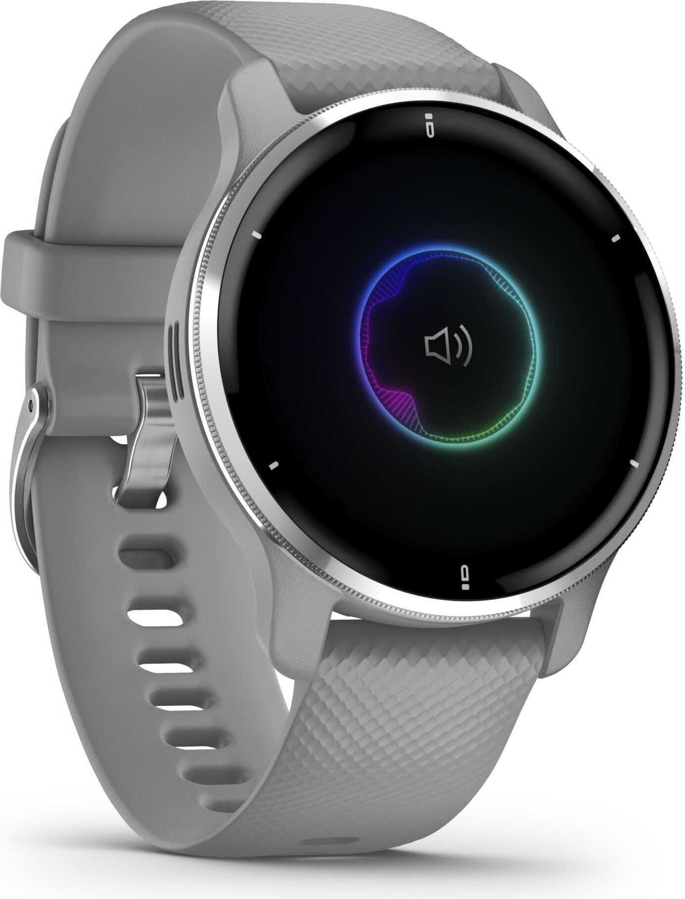 Garmin Venu 2 Plus - Smartwatch - 43 mm - Powder Gray