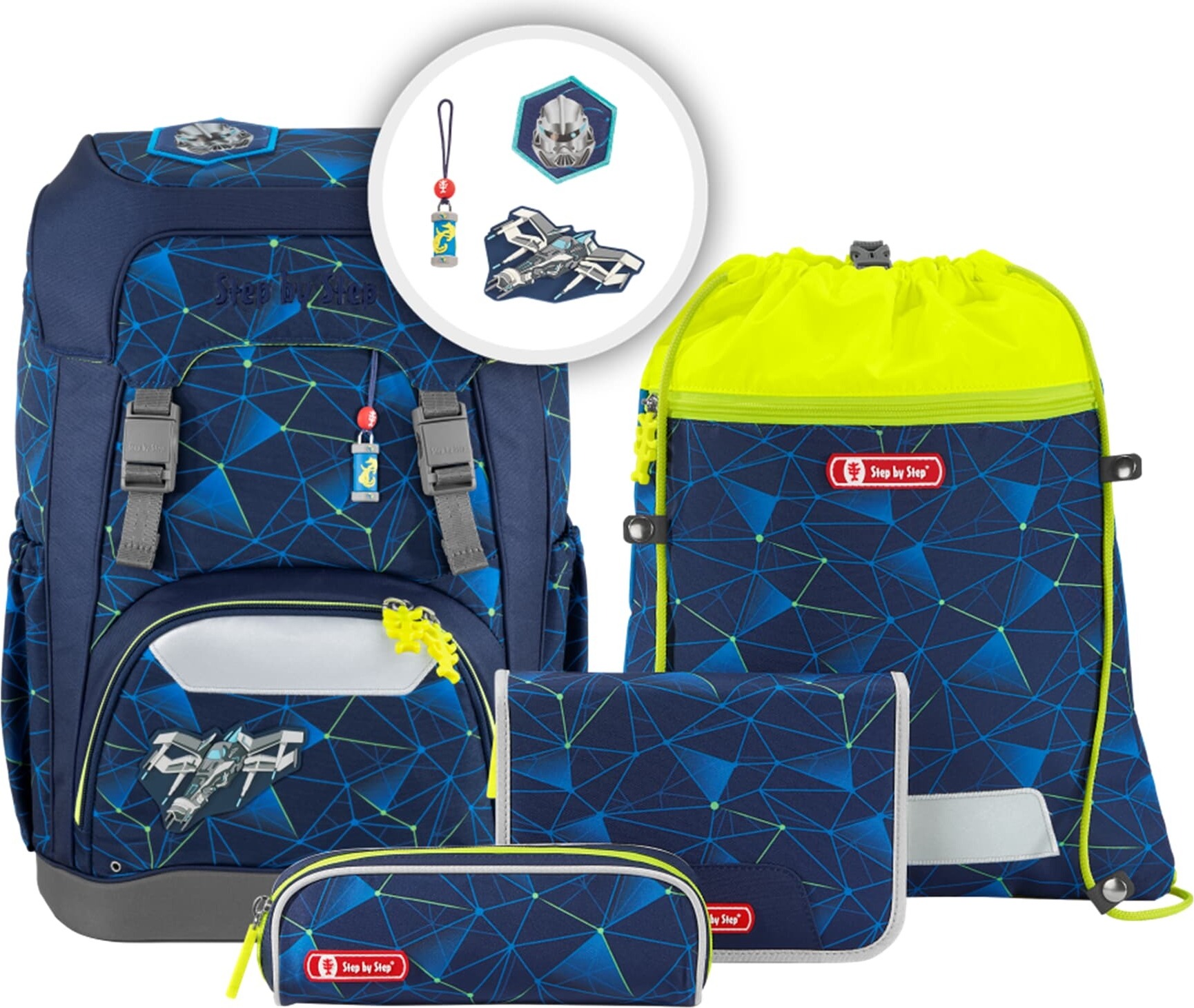 Step by Step Ranzen-Set GIANT, 5-teilig Schulranzen