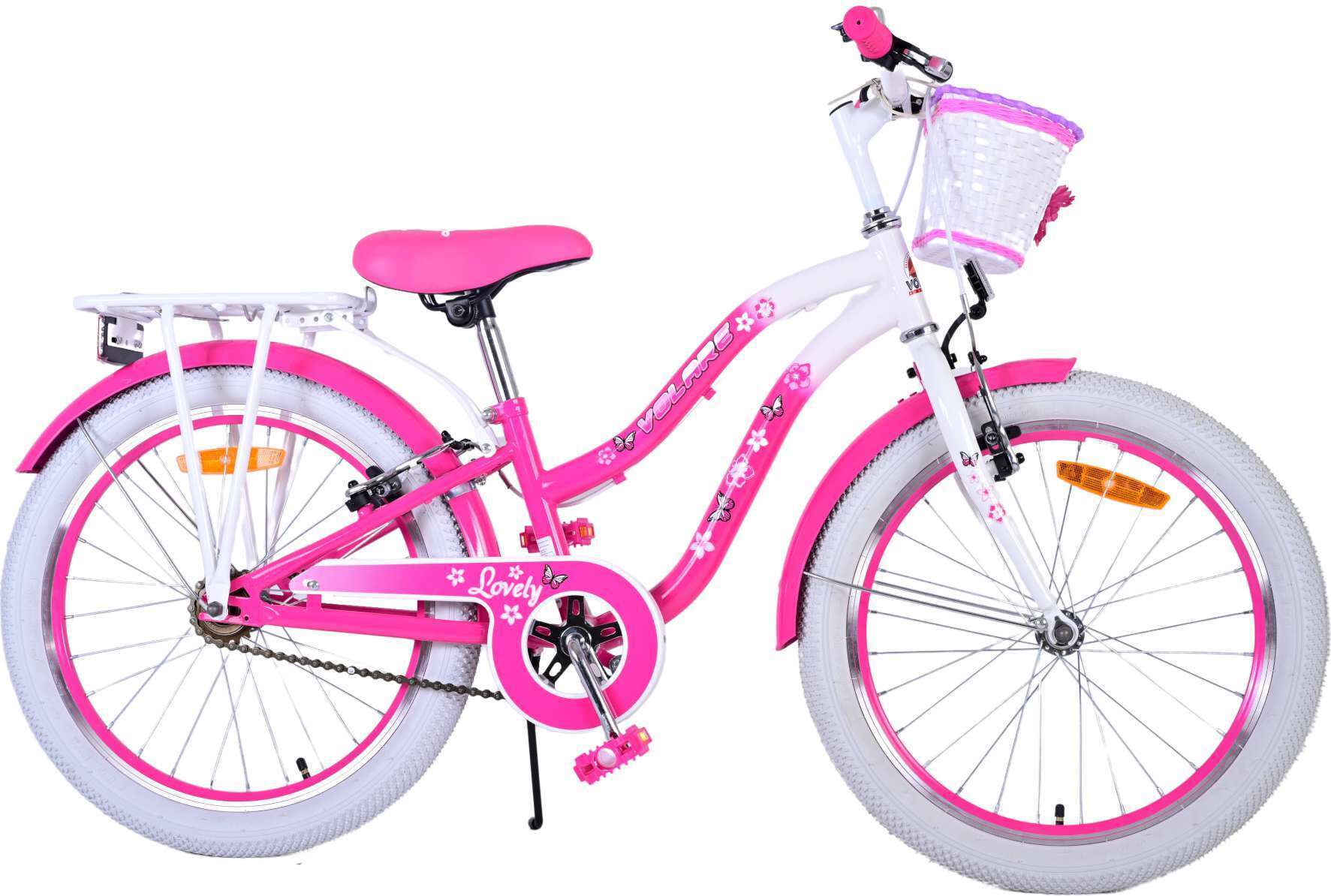 Volare Lovely Vélo Enfant - Fille - 20 Pouces - Rose Deux