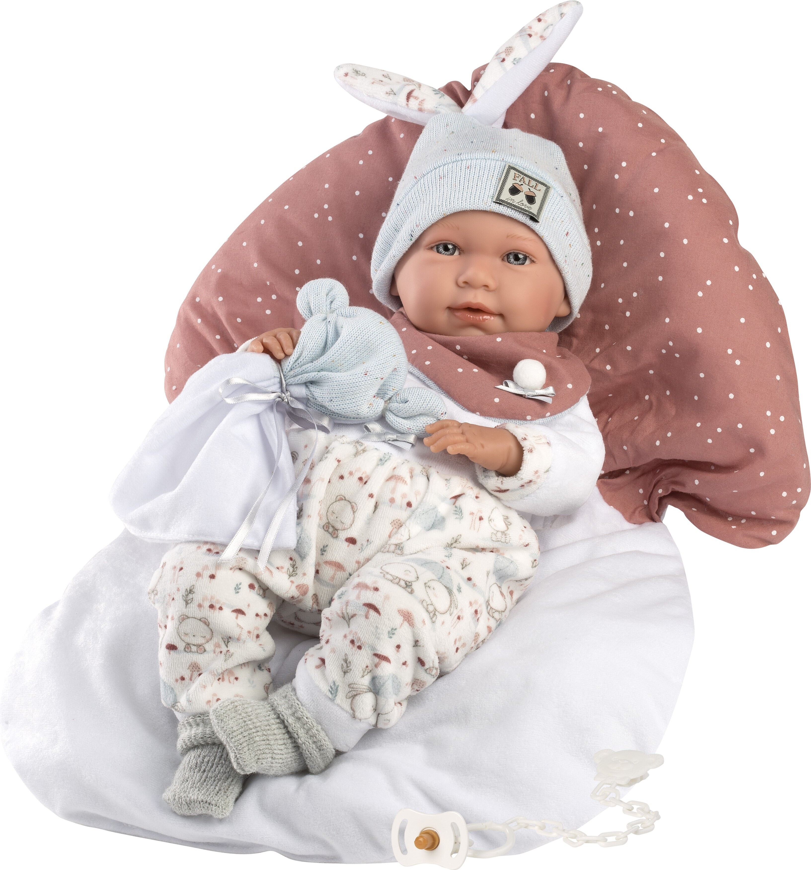 Poupée Llorens Mimi, avec coussin-éponge, rieuse, 42 cm