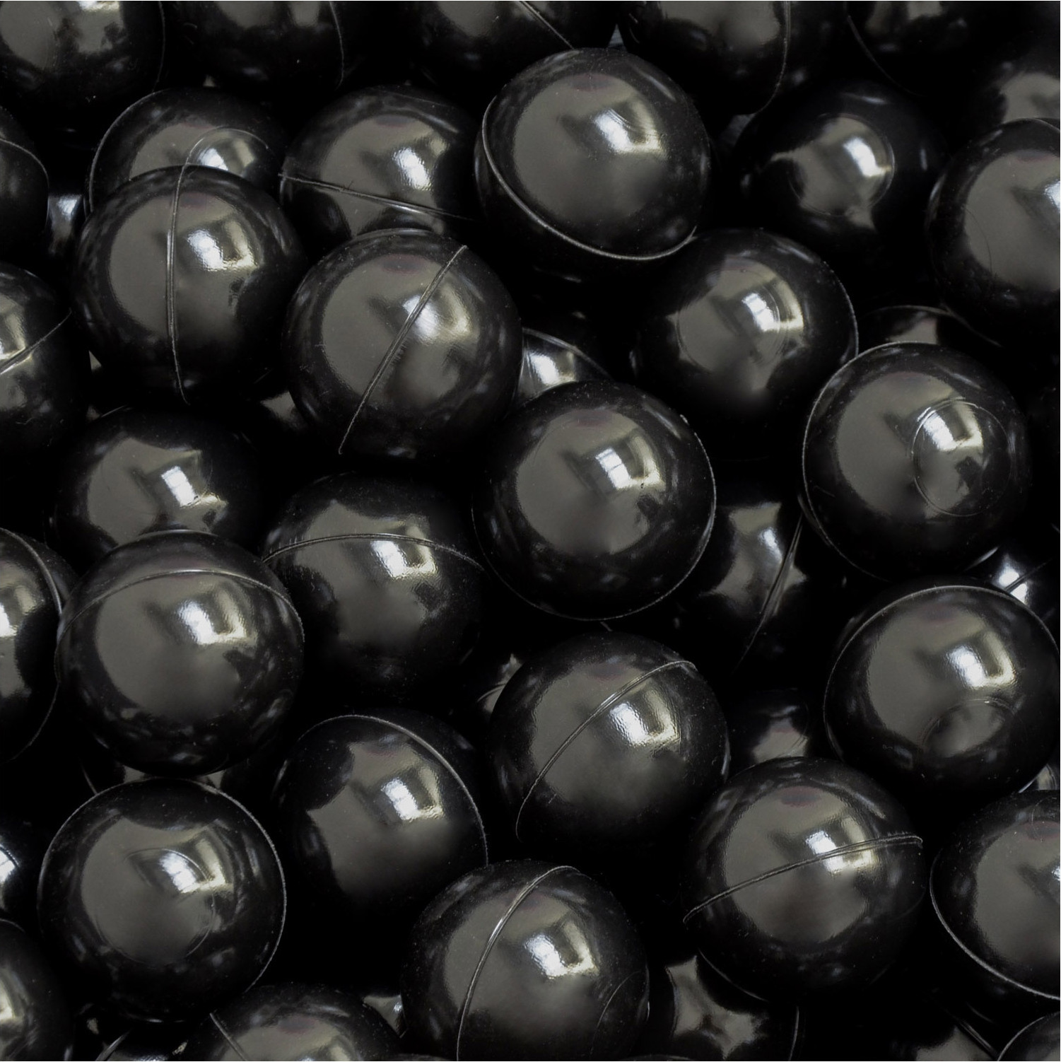 Palline per piscina da 50 palline da 5,5 cm per bambini nero