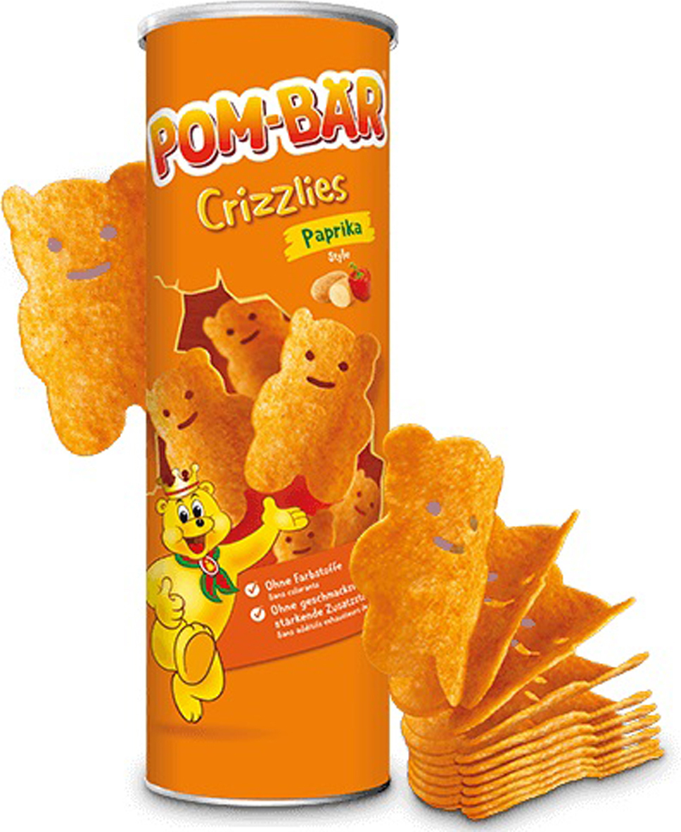 Pom Bear Crizzlies Paprika croustillant fin et
