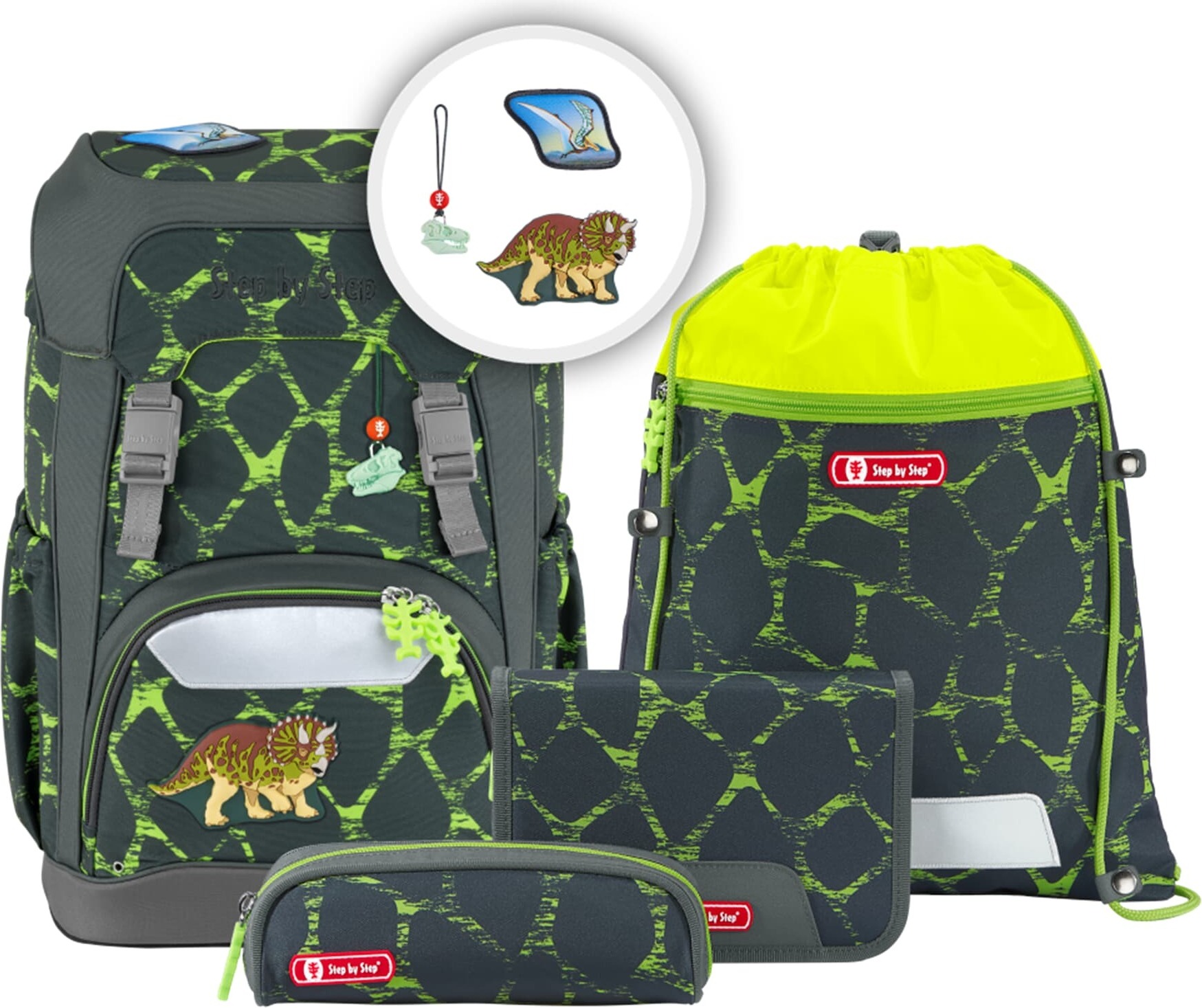 Step by Step Ranzen-Set GIANT, 5-teilig Schulranzen