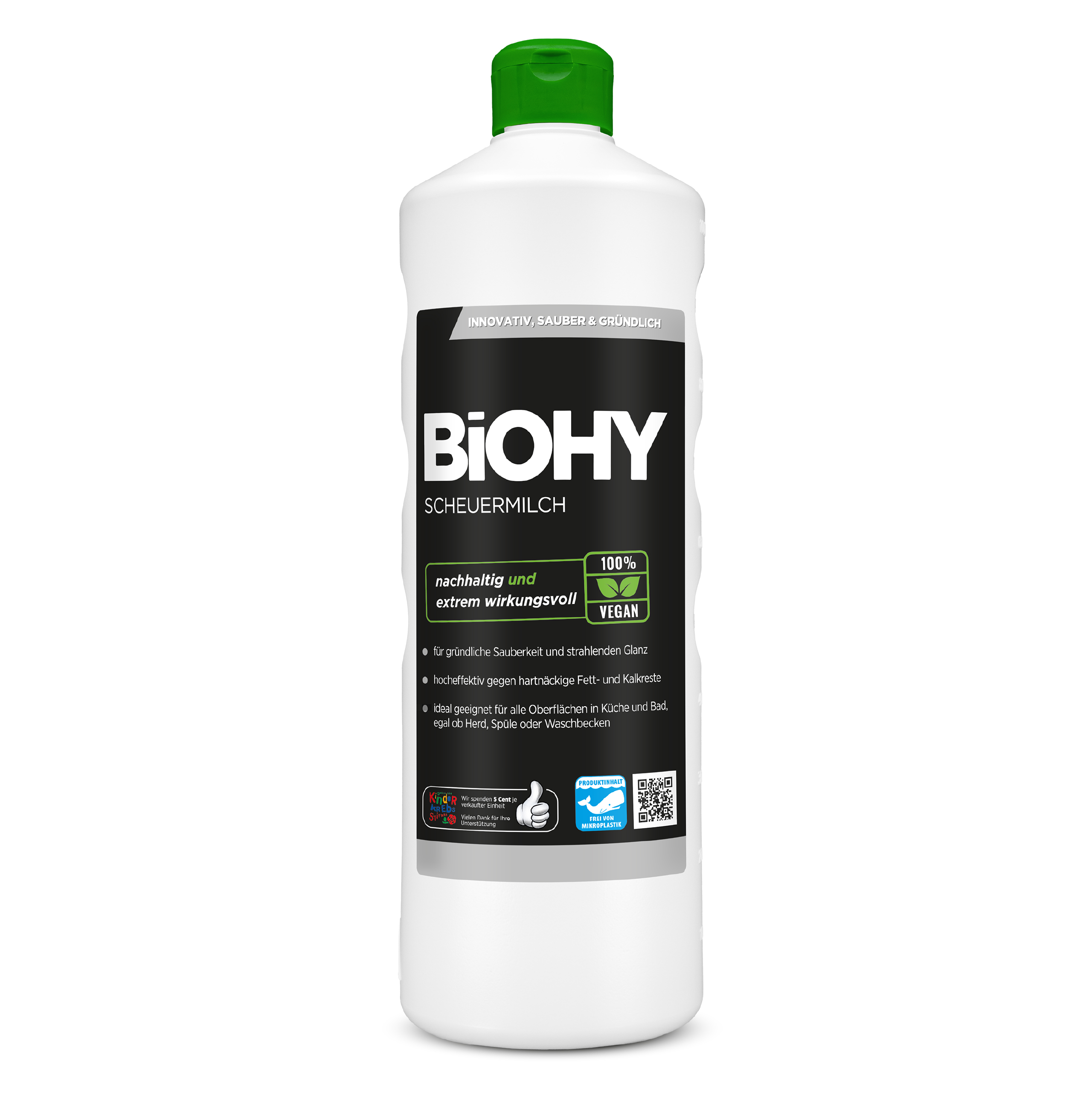 BiOHY Scheuermilch, Scheuermittel, Reiniger für Küche und