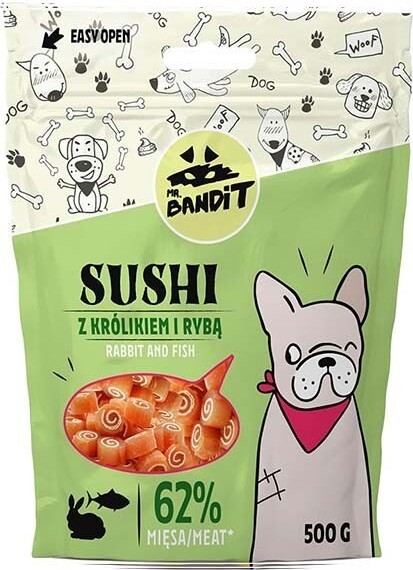 VetExpert Mr. Bandit SUSHI mit Kaninchen und Fisch 500g