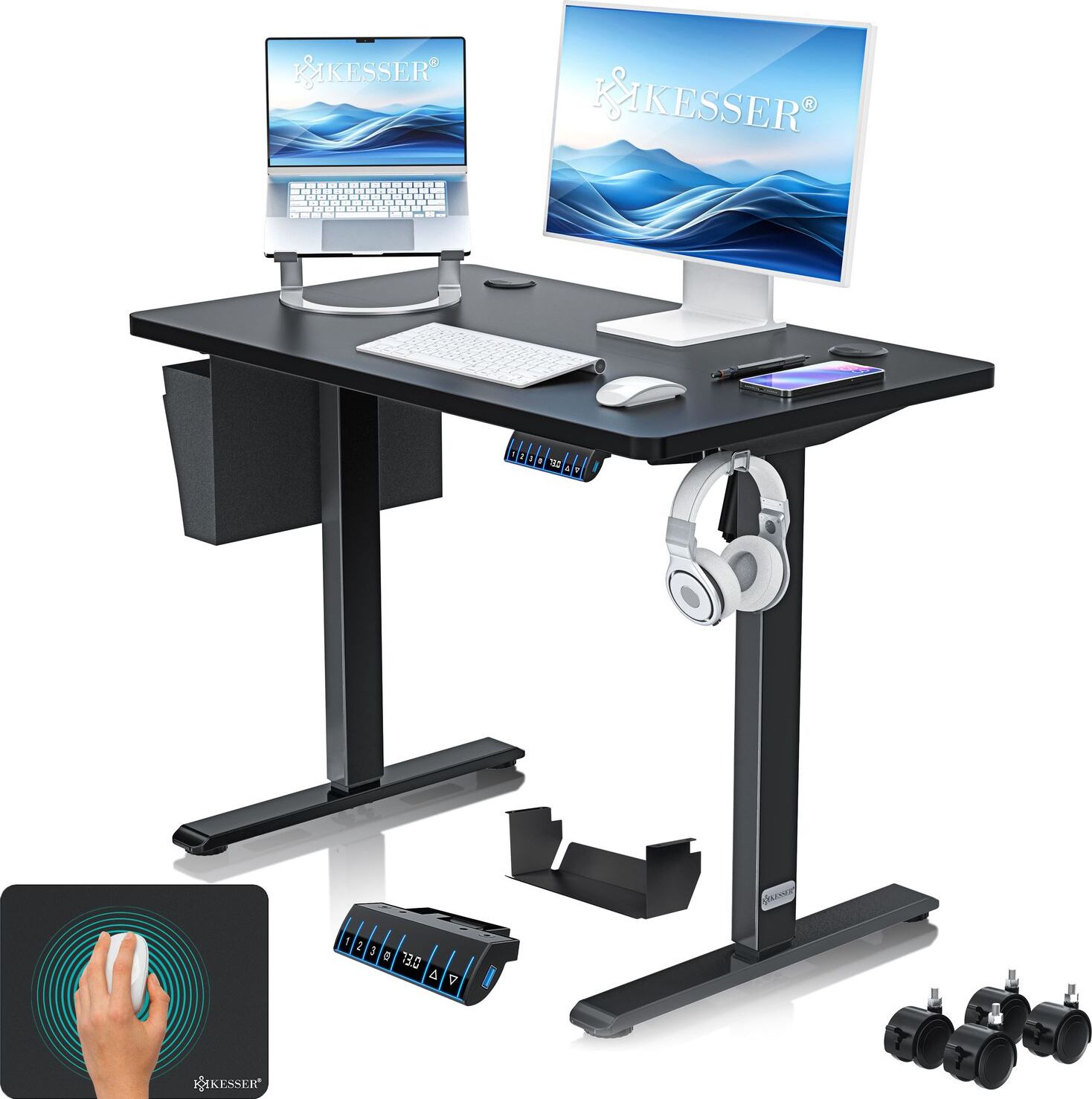 KESSER® Schreibtisch elektrisch & höhenverstellbar