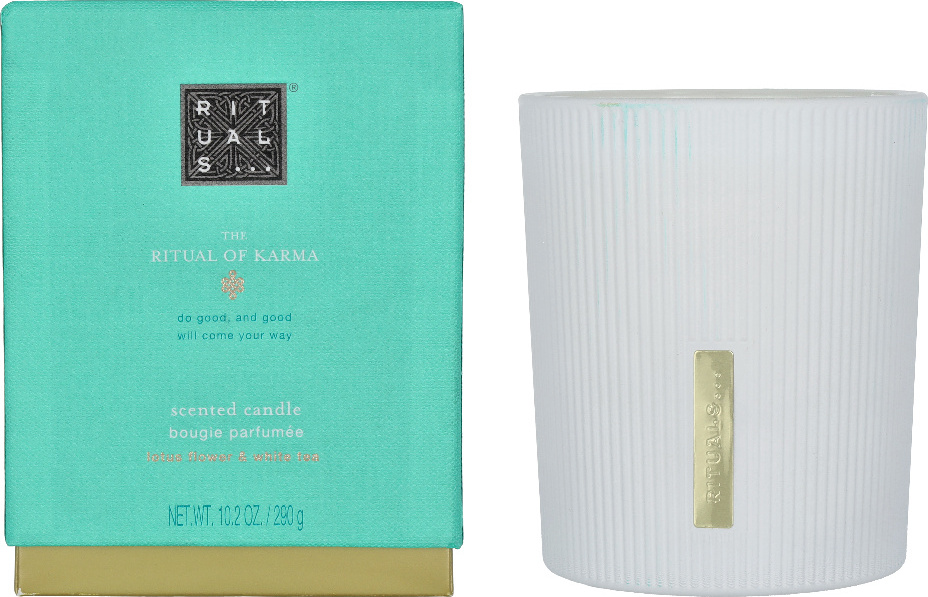 Rituals Karma Bougie parfumée Fleur de lotus et thé blanc