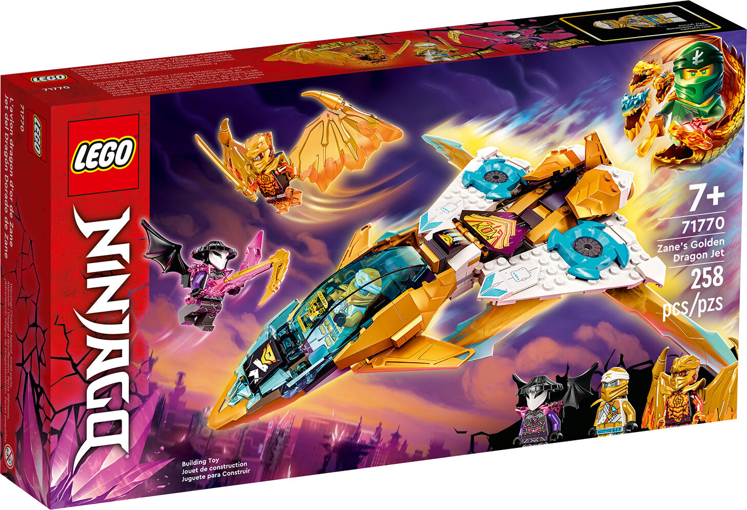 LEGO 71770 NINJAGO Zanes Golddrachen-Jet Set | Kaufland.at