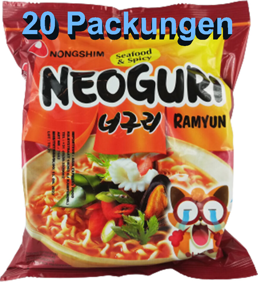 Nongshim Nuguri Ramyeon 5er-Pack Nudeln