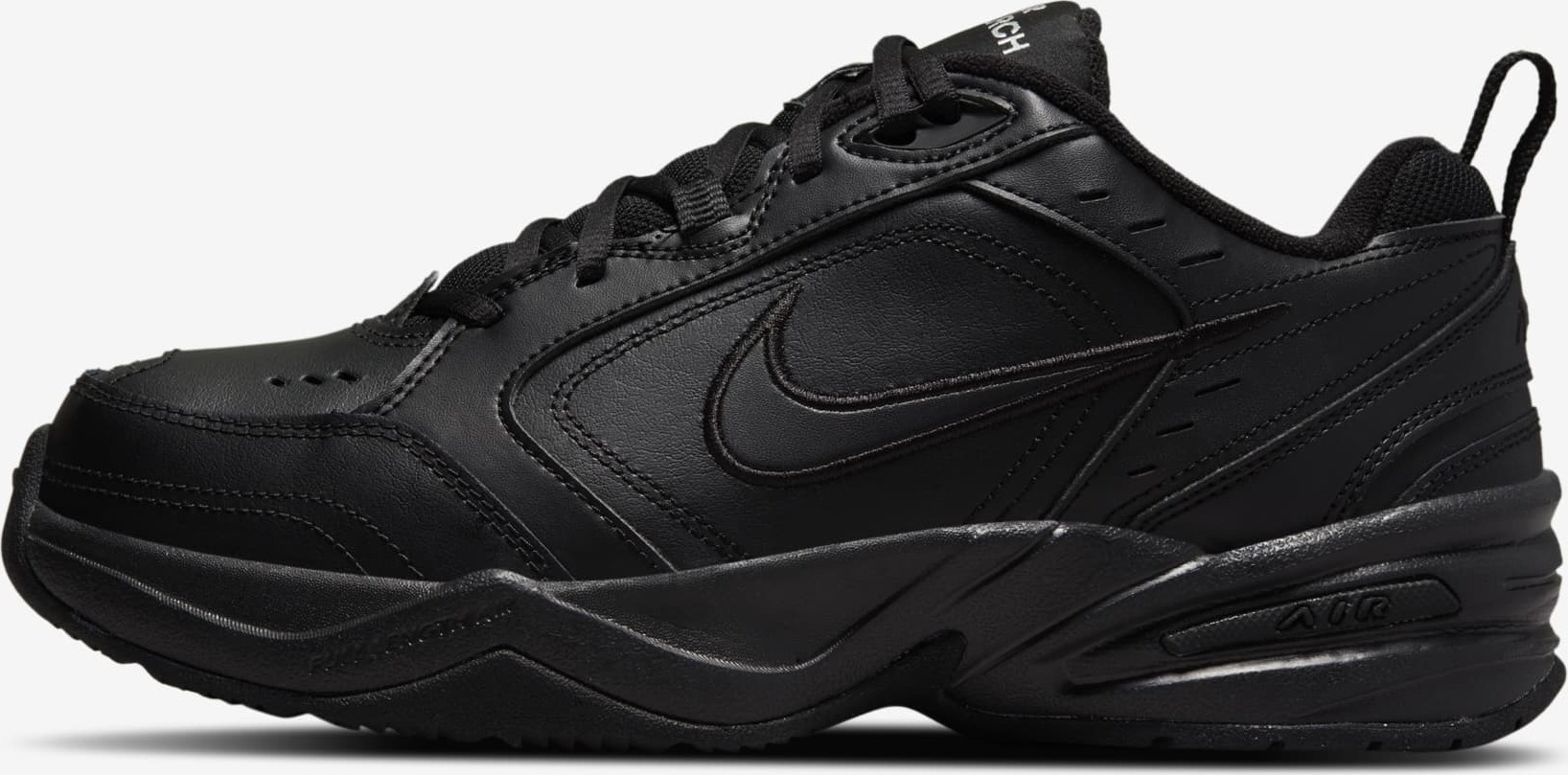 Nike Air Monarch IV 4E Workout Shoe (extra wide), Black,