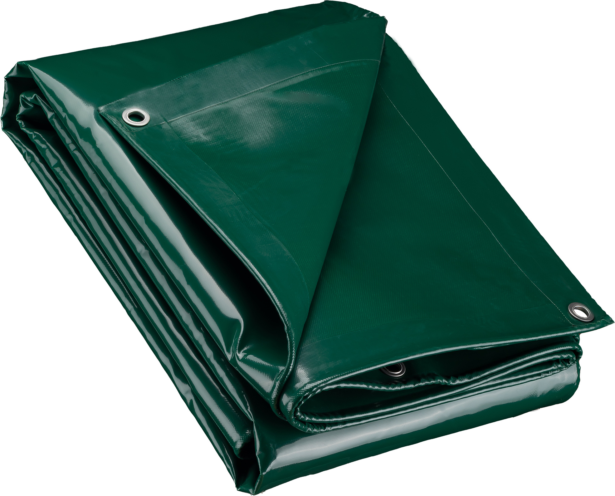 Plandeka Wiltec 3x5m Ciemnozielona | Wodoodporna, UV, PVC