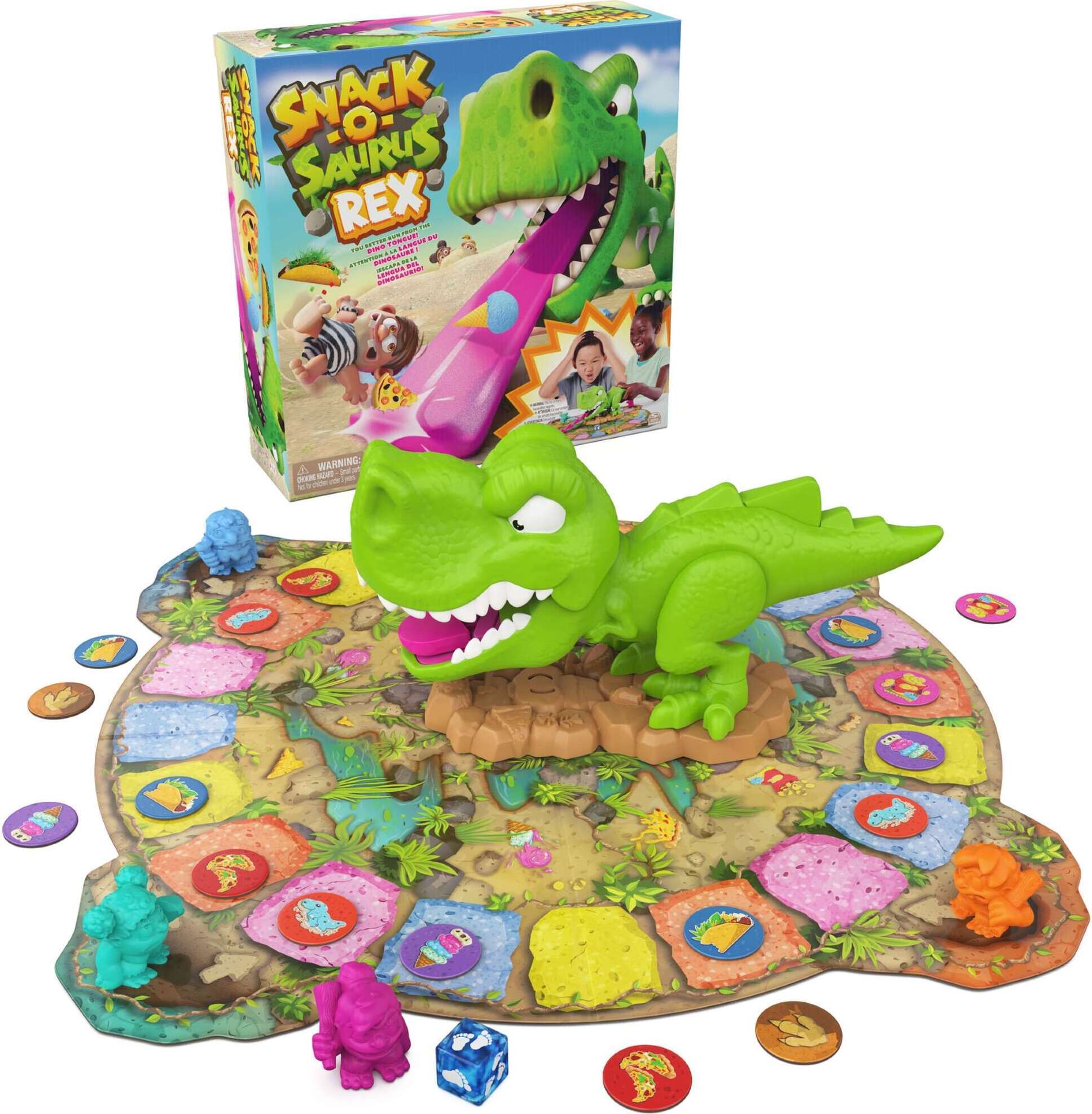 Spin Master Familienspiel Snack-o-Saurus Rex,