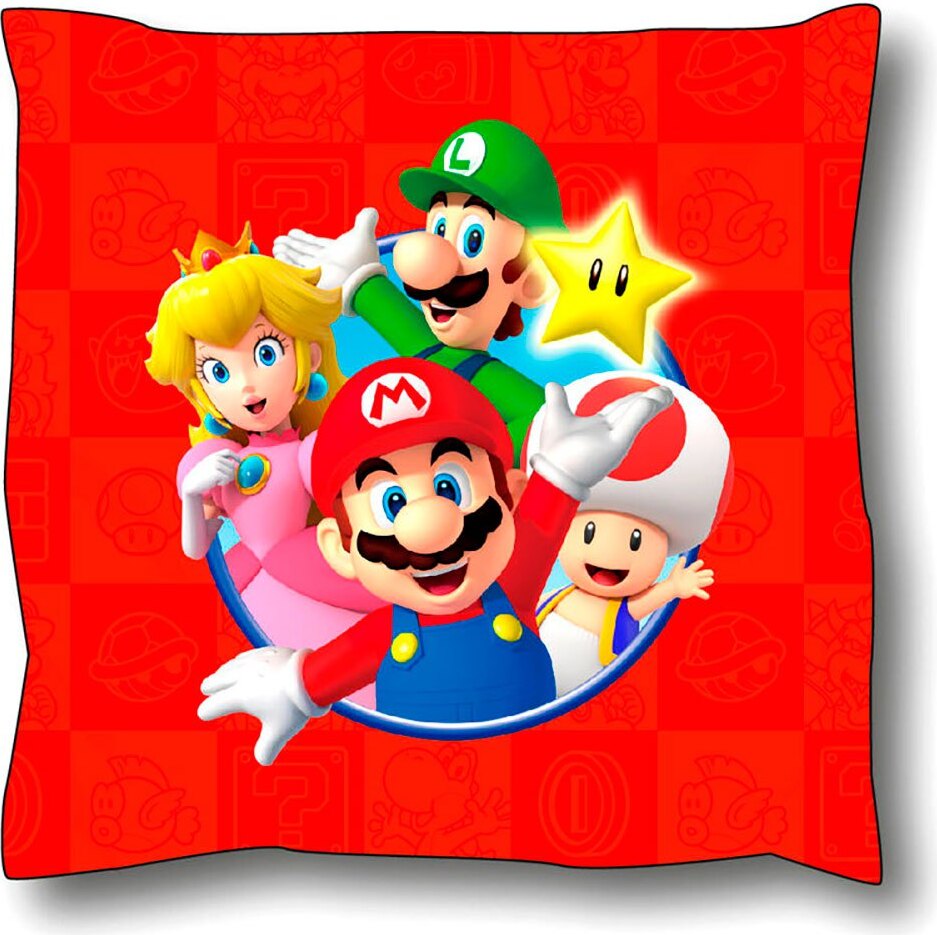 Nintendo: Super Mario Bros. - Kissen 40x40cm Dekokissen