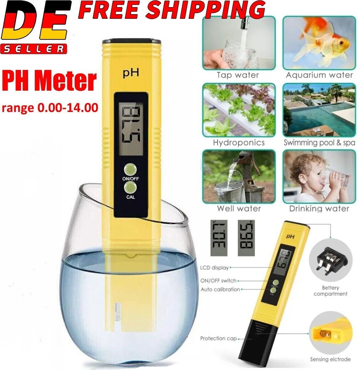 Digital PH Wert Wasser Messgerät Messer | Kaufland.de