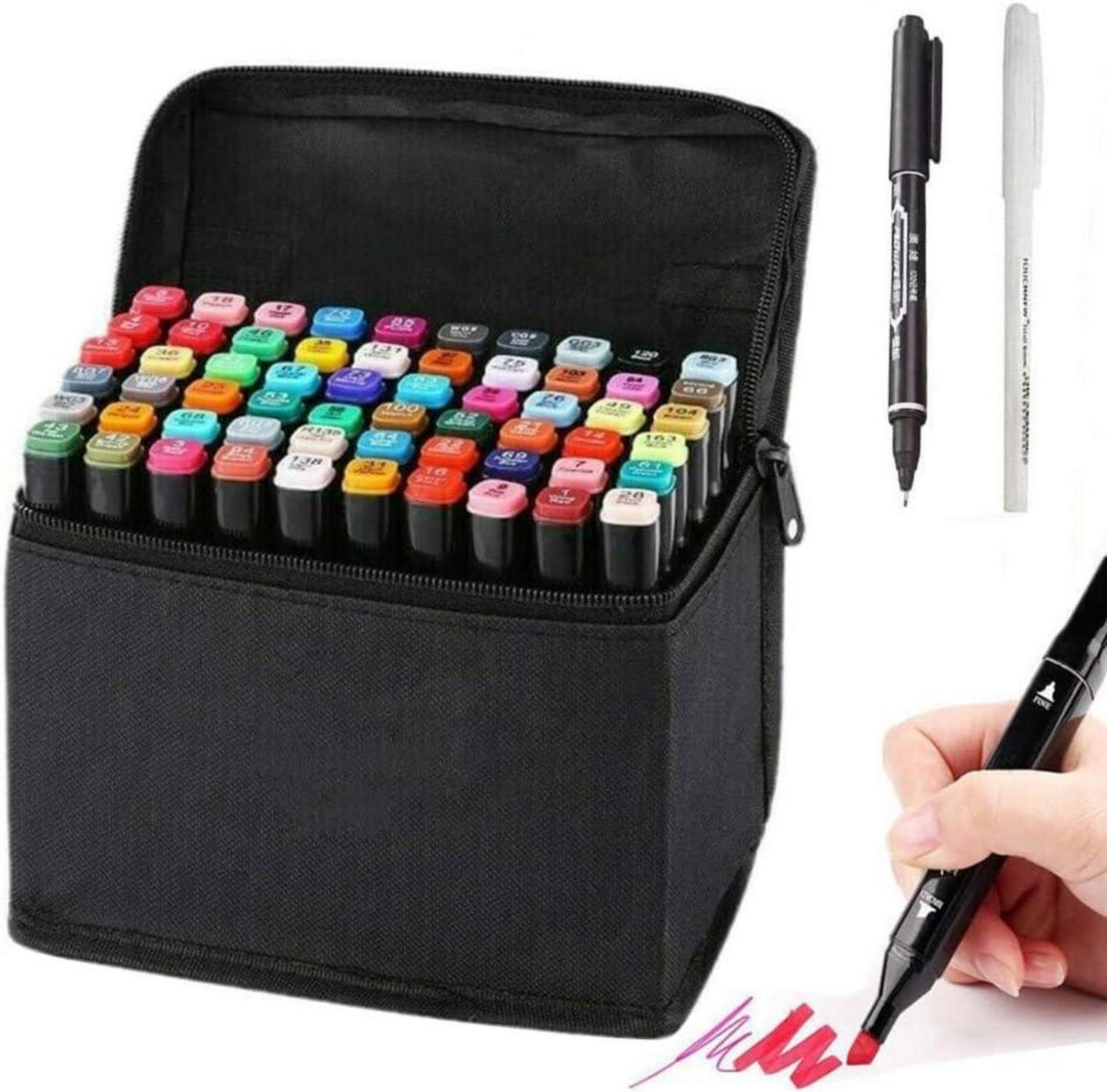 61+2 Farbige Twin Tip Marker Stifte Set für | Kaufland.de