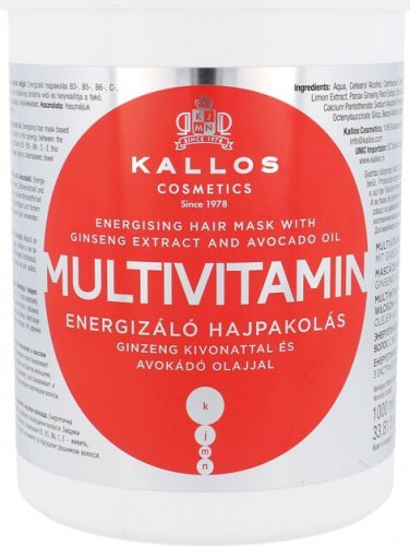Kallos KJMN, Maska Multivitamin, 1000 ml