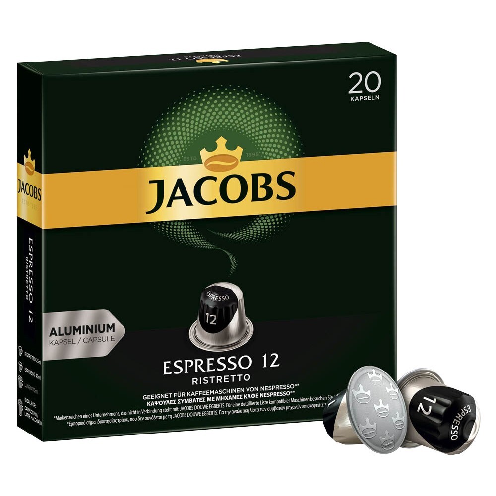 Jacobs Capsule Espresso 12 capsule 20 porzioni in