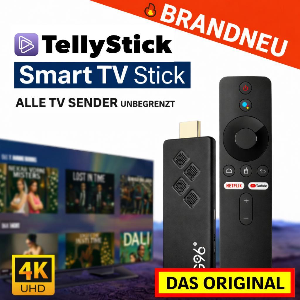 TellyStick™ Smart TV Stick - 4K HDMI Streaming Gerät alle