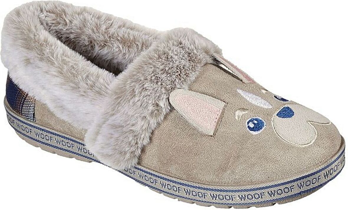 Skechers Damen BOBS TOO COZY - Dog-Attitude Hausschuhe