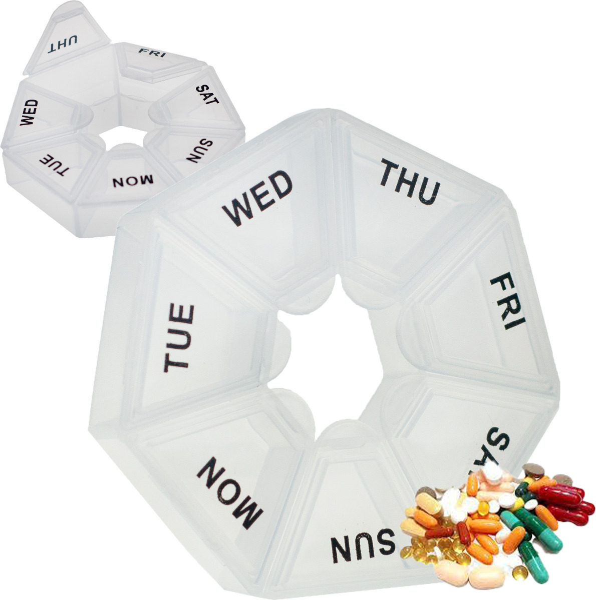 Kontajner na lieky Box na tablety Organizér 7 | Kaufland.sk