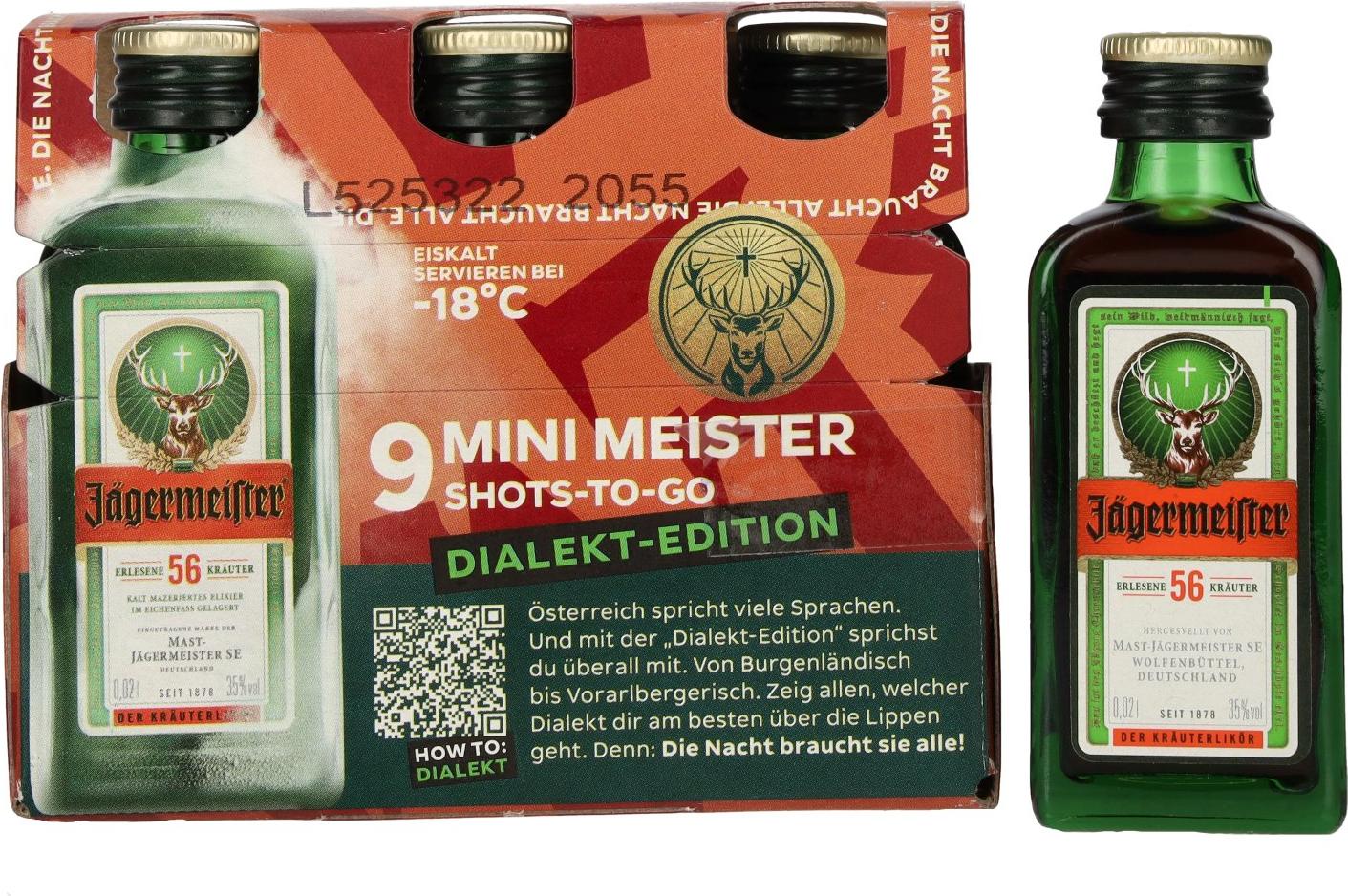Jägermeister Mini Meister Shots To Go Eiskalt genießen