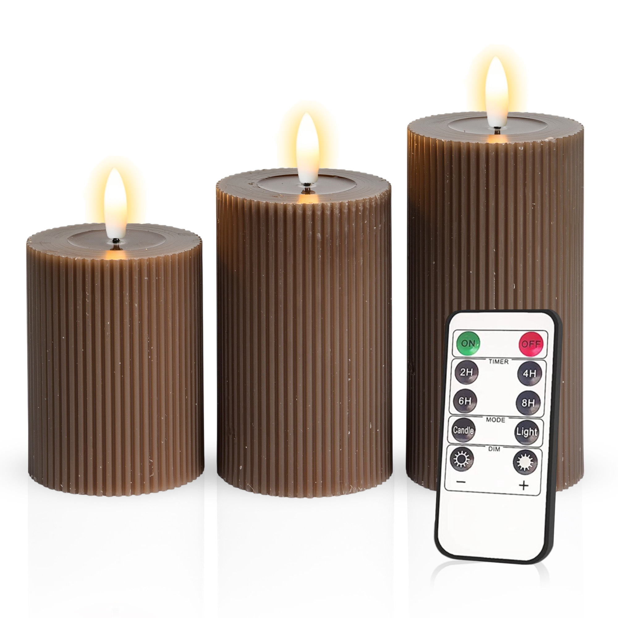Meisterhome® 3er-Set Flammenlose LED Kerzen | Kaufland.at