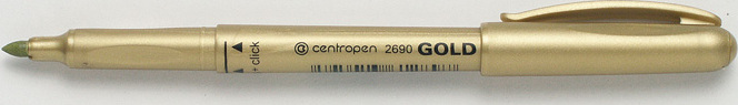 Centropen, Stift 2690, gold, 10 Stück, 1,5-3mm,
