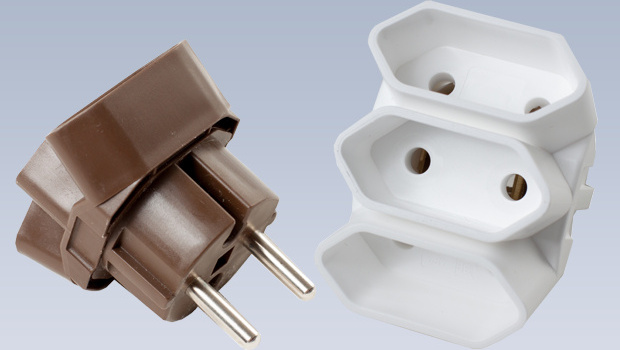 Euro Dreifachstecker 3-fach Steckdose Adapter