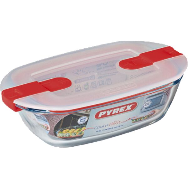 Pyrex Cook&Heat moule multi-usages rectangle Plats à gratin