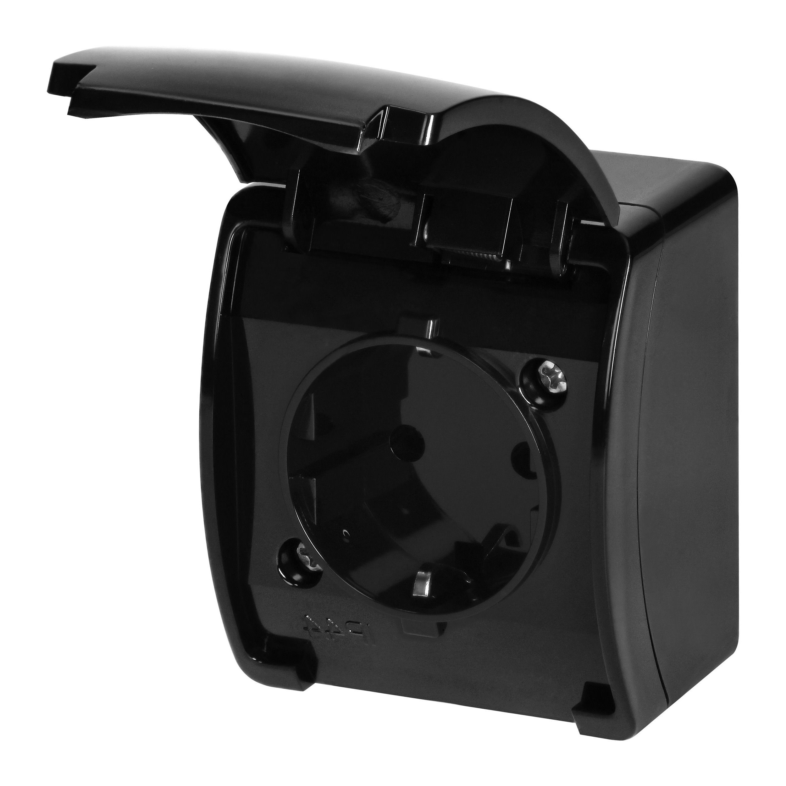 Aufputz Steckdose IP44 I schwarz | Kaufland.de