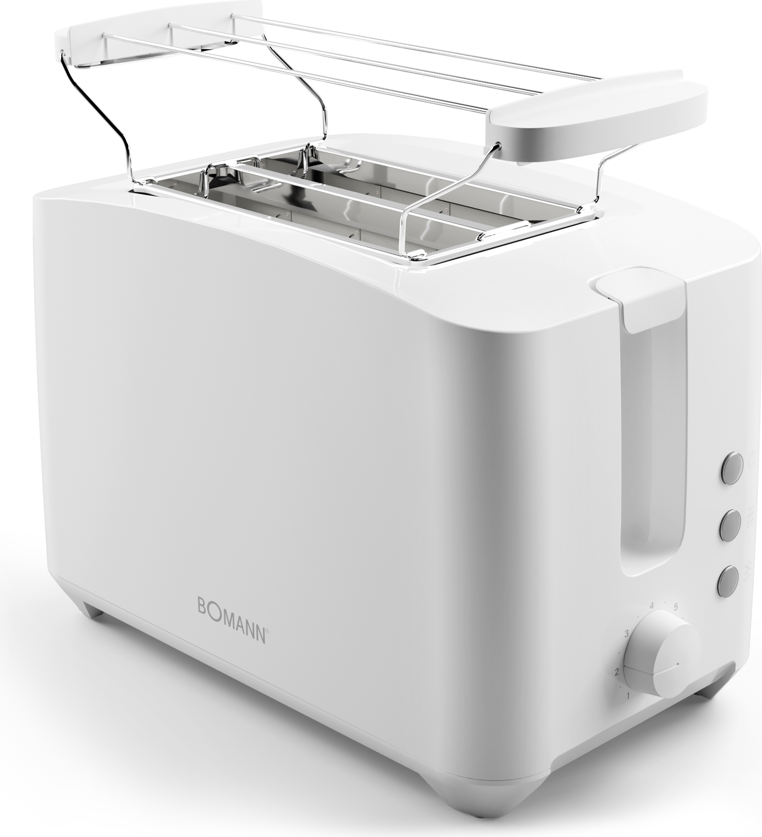 Bomann® kompakter Toaster 2 Scheiben | Toaster mit