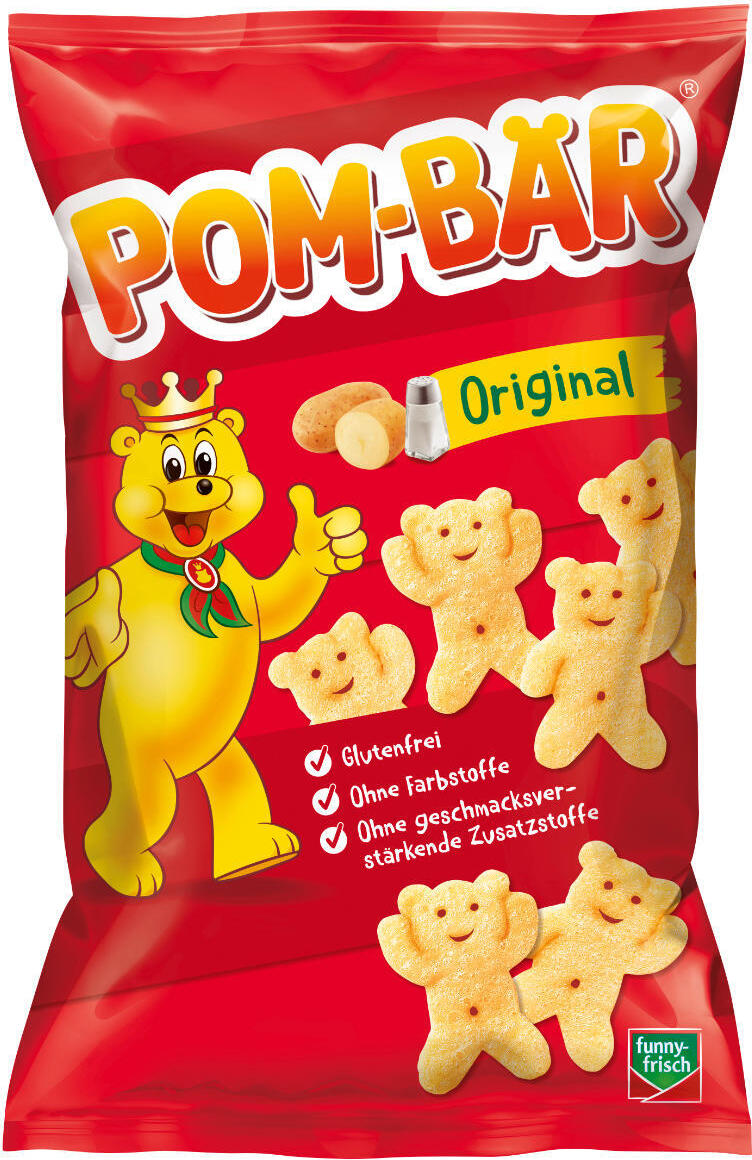 Funny Fresh Pom Bear Originálne solené zemiakové lupienky