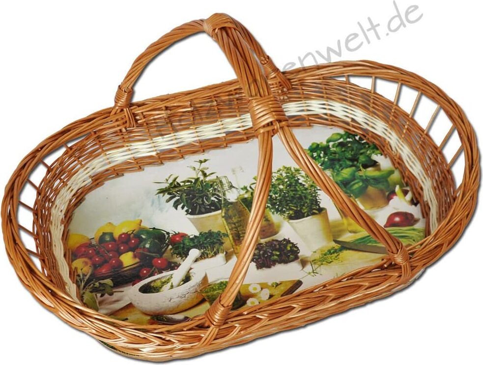 YULKA Weidentablett Tablettkorb Korbtablett | Kaufland.de