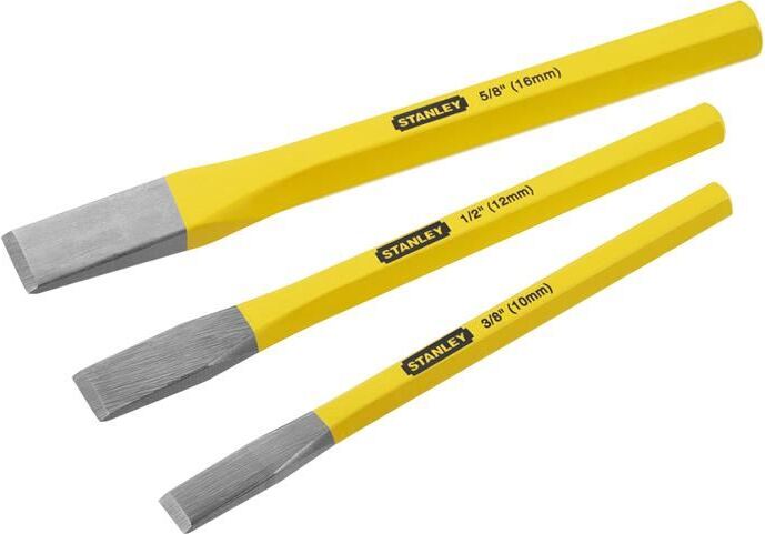 Stanley Tools - Kit de burins à froid 3 pièces Burins